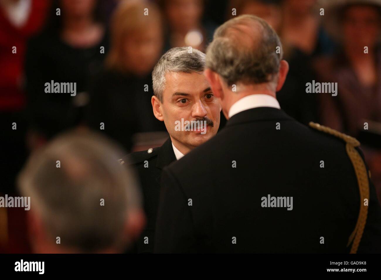 Mr. Gordon McKenzie from Perth is made an MBE by The Prince of Wales at ...