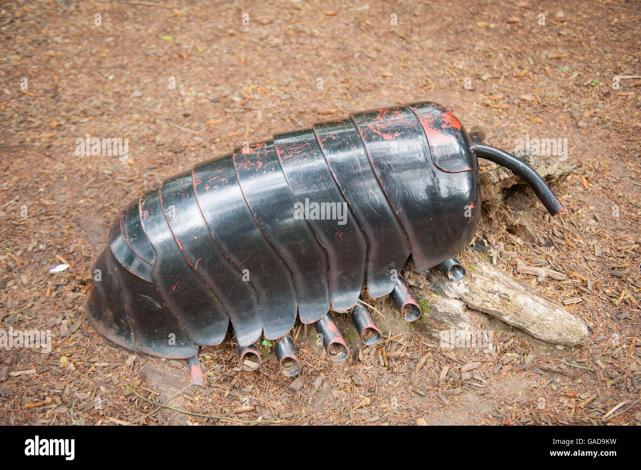 Metal Model of a Beetle in the Children's Play Area "The Brash" at the ...