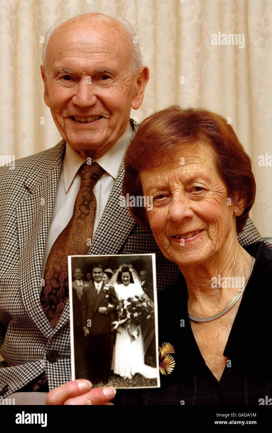 Bacon couple share Queen's Anniversary Stock Photo - Alamy