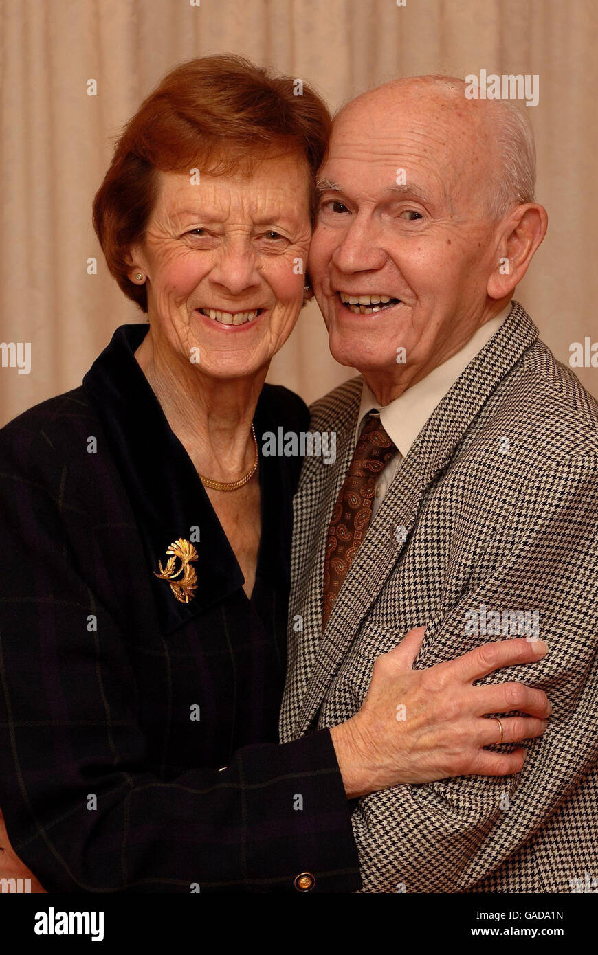 Bacon couple share Queen's Anniversary Stock Photo - Alamy