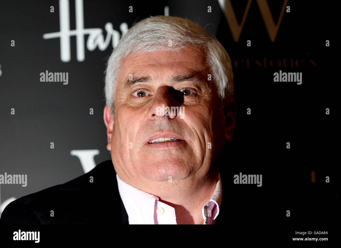 Former Leeds United Chairman Peter Ridsdale signs copies of his new ...