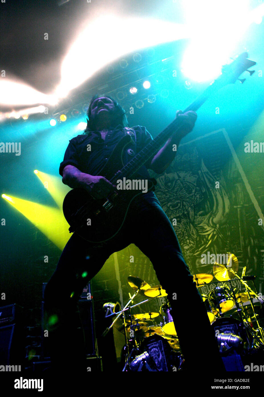 Lemmy Kilminster of Motorhead opens for Alice Cooper at Wembley Arena ...