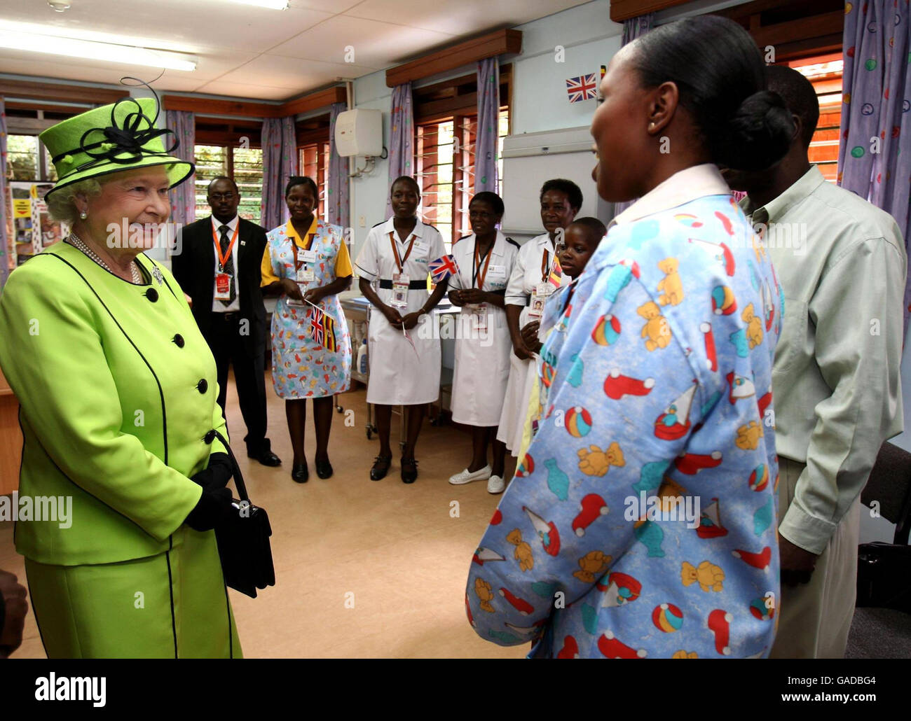 Royalty - Queen Elizabeth II Visit to Uganda Stock Photo - Alamy