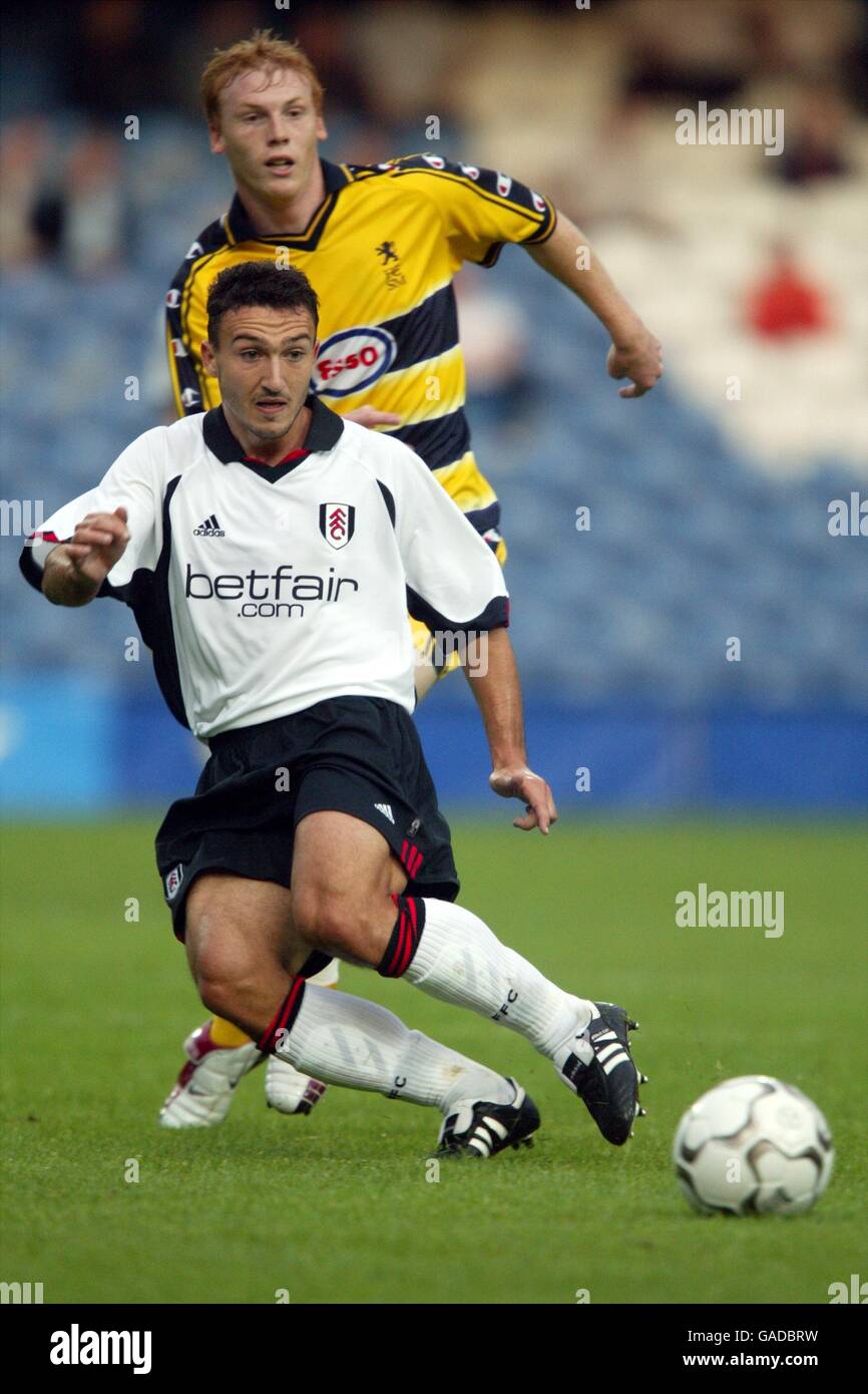 Soccer uefa intertoto cup semi final first leg fulham sochaux hi-res ...