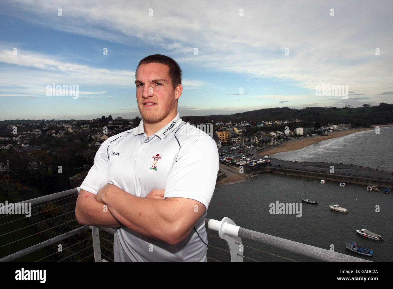 Rugby Union - Wales Photocall - Saundersfoot Stock Photo - Alamy