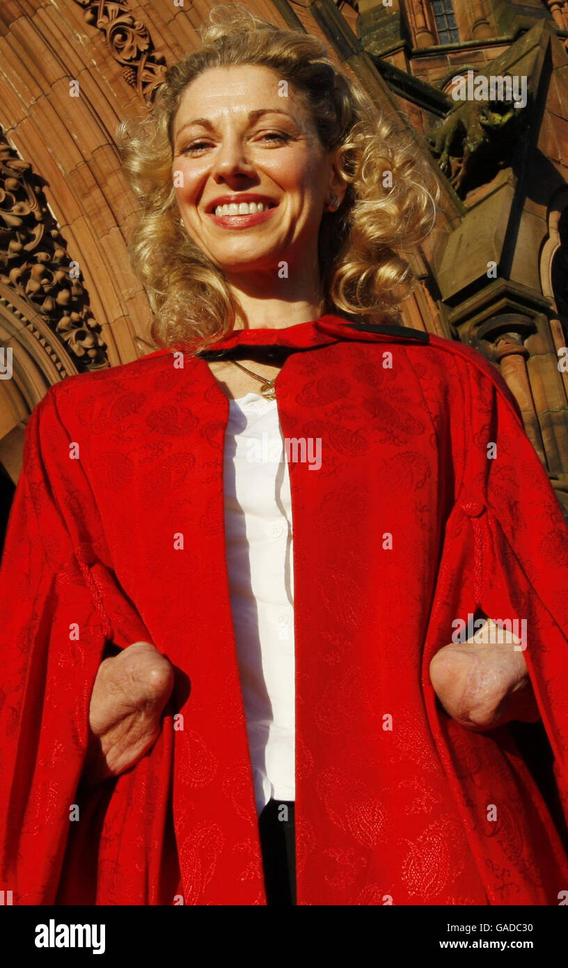 Olivia Giles who received an Honorary Doctorate from the University of ...