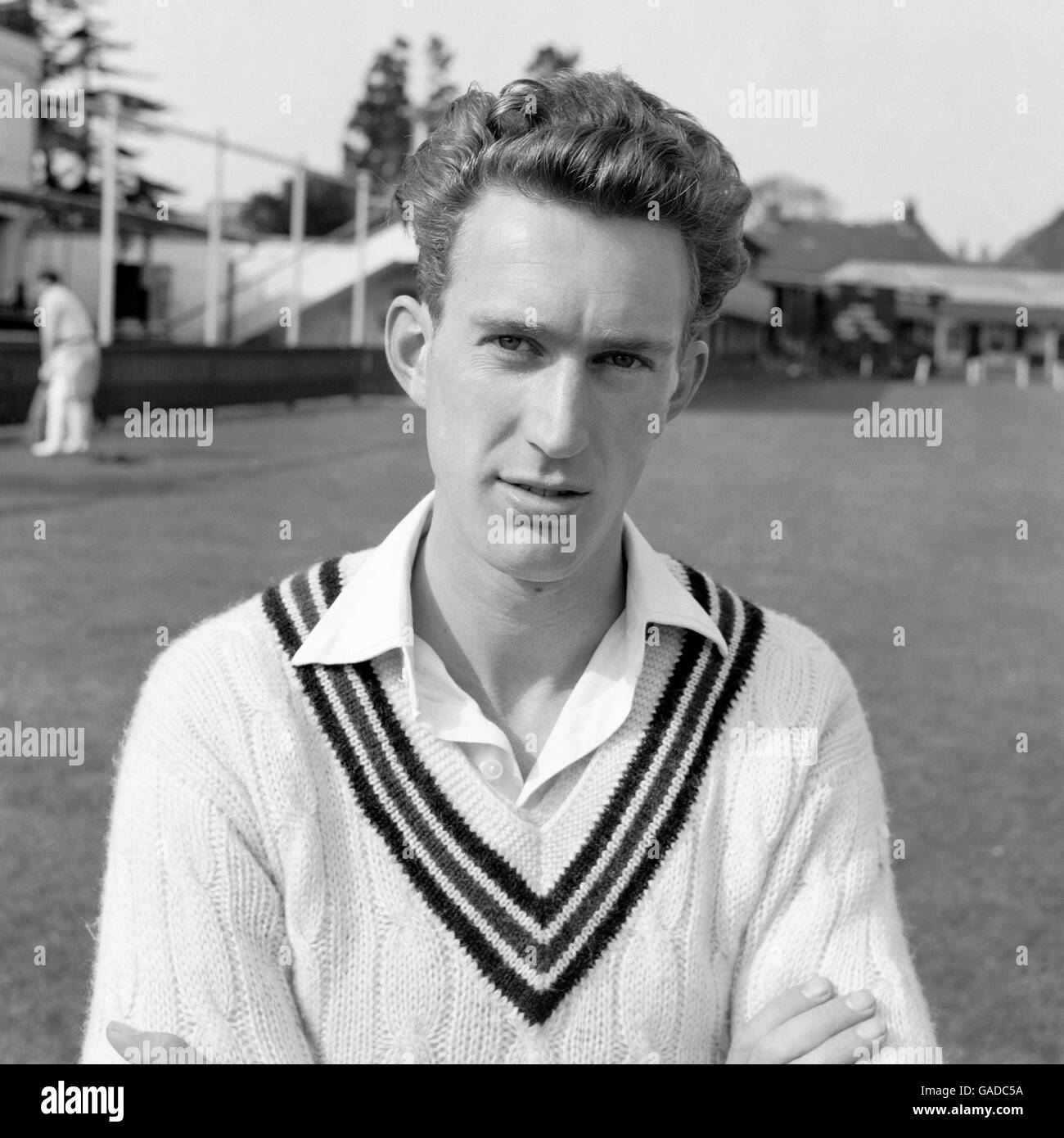 Cricket - Somerset. Kenneth Biddulph, Somerset cricketer Stock Photo ...