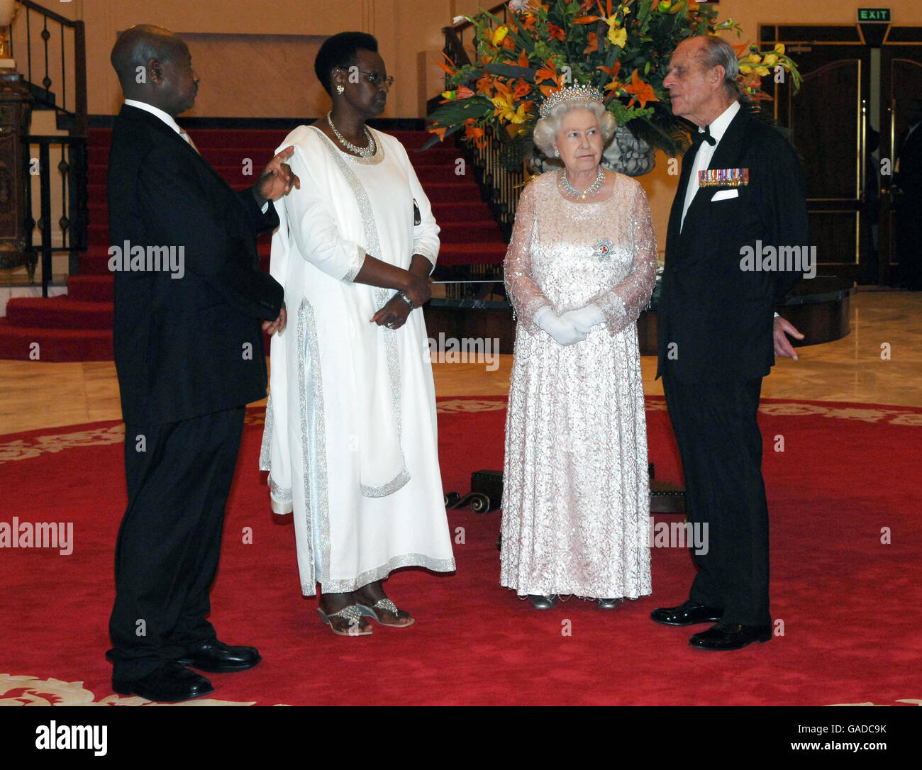 Royalty - Queen Elizabeth II Visit to Uganda Stock Photo - Alamy