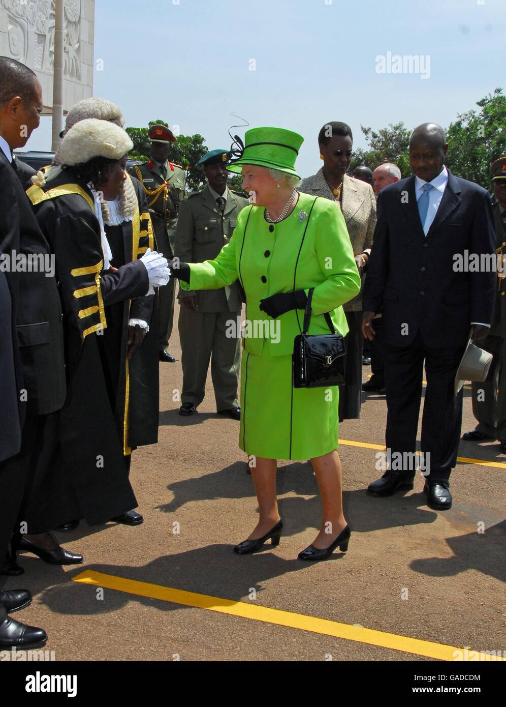 Royalty - Queen Elizabeth II Visit to Uganda Stock Photo - Alamy