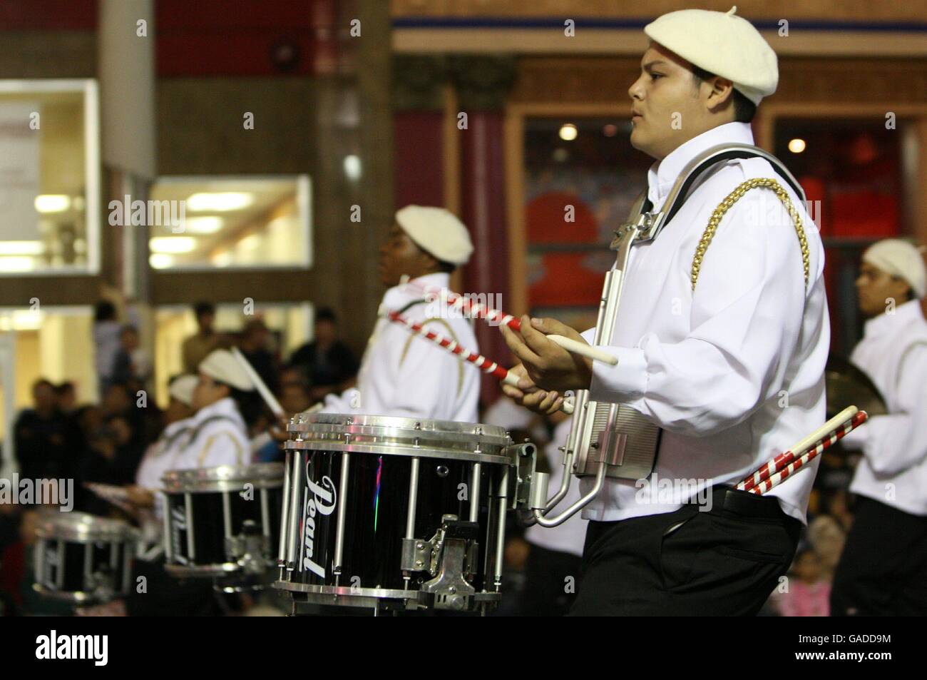 Takes part in the hollywood holiday parade in los angeles hi-res stock ...