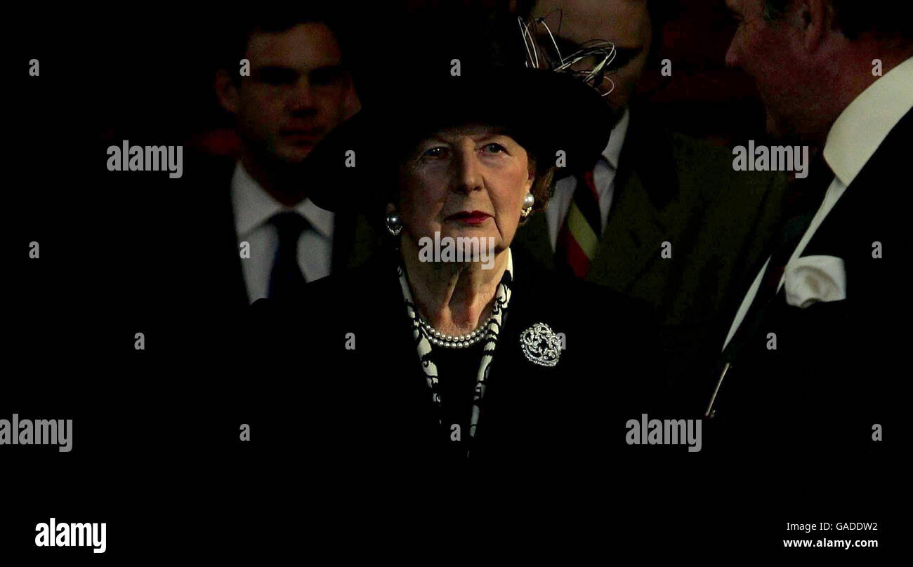 Memorial service lord deedes hi-res stock photography and images - Alamy