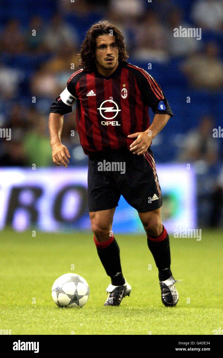 Ac milan v bayern munich gennaro gattuso hi-res stock photography and ...