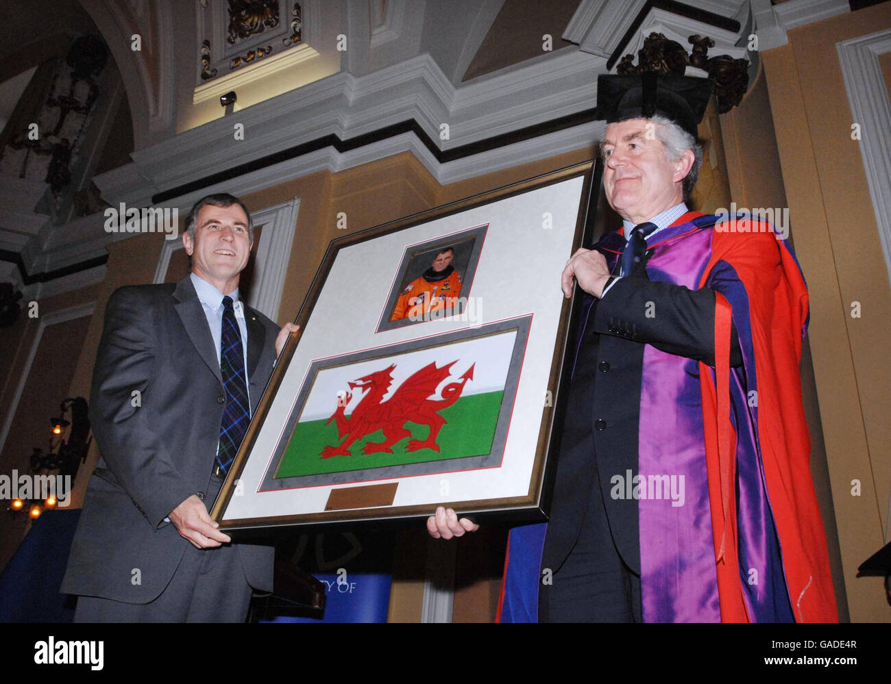 After receiving his honorary degree Doctor of Laws Welsh First Minister ...