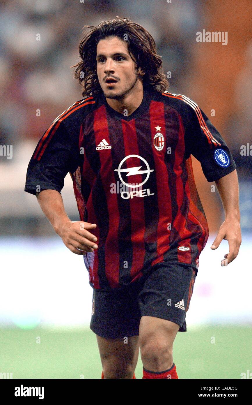 Ac milan v bayern munich gennaro gattuso hi-res stock photography and ...