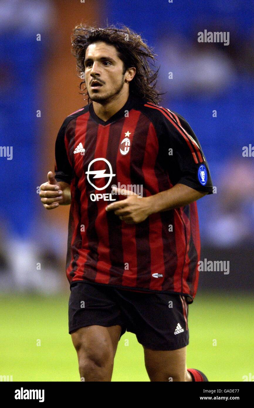 Ac milan v bayern munich gennaro gattuso hi-res stock photography and ...