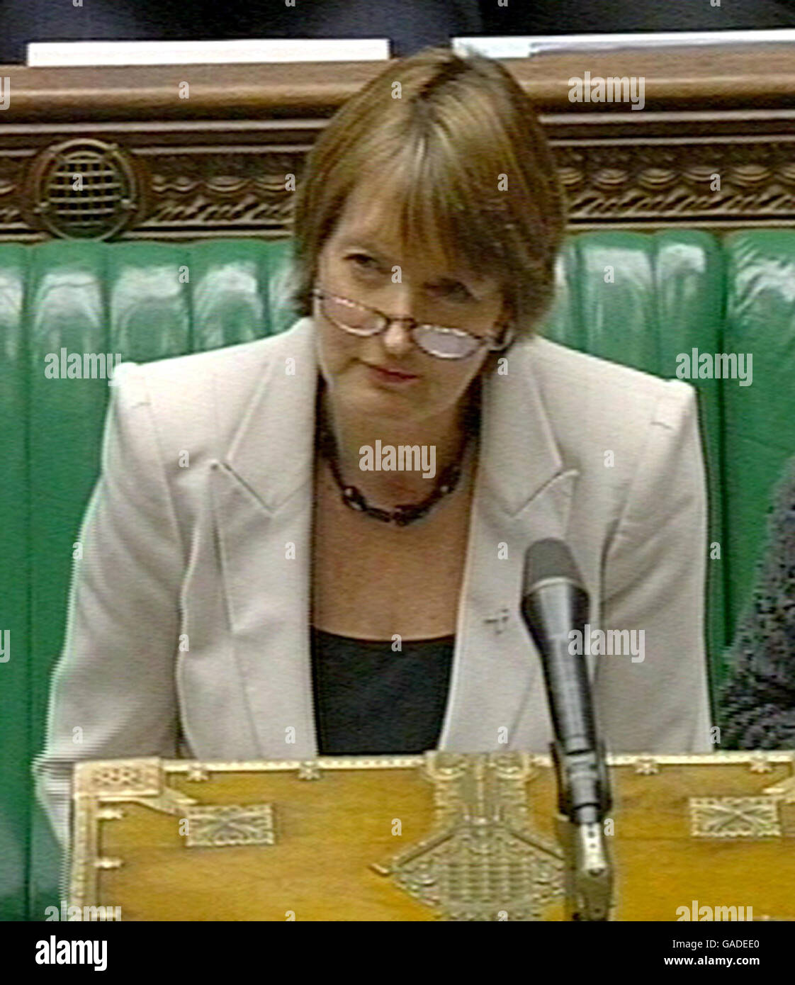 Leader of the House of Commons Harriet Harman in the House of Commons ...