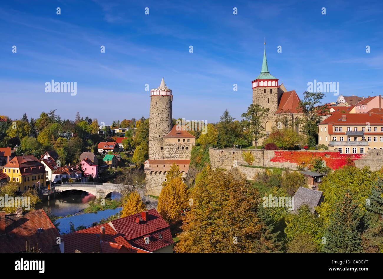 Bautzen in der Oberlausitz - town Bautzen in Upper Lusatia, Germany ...