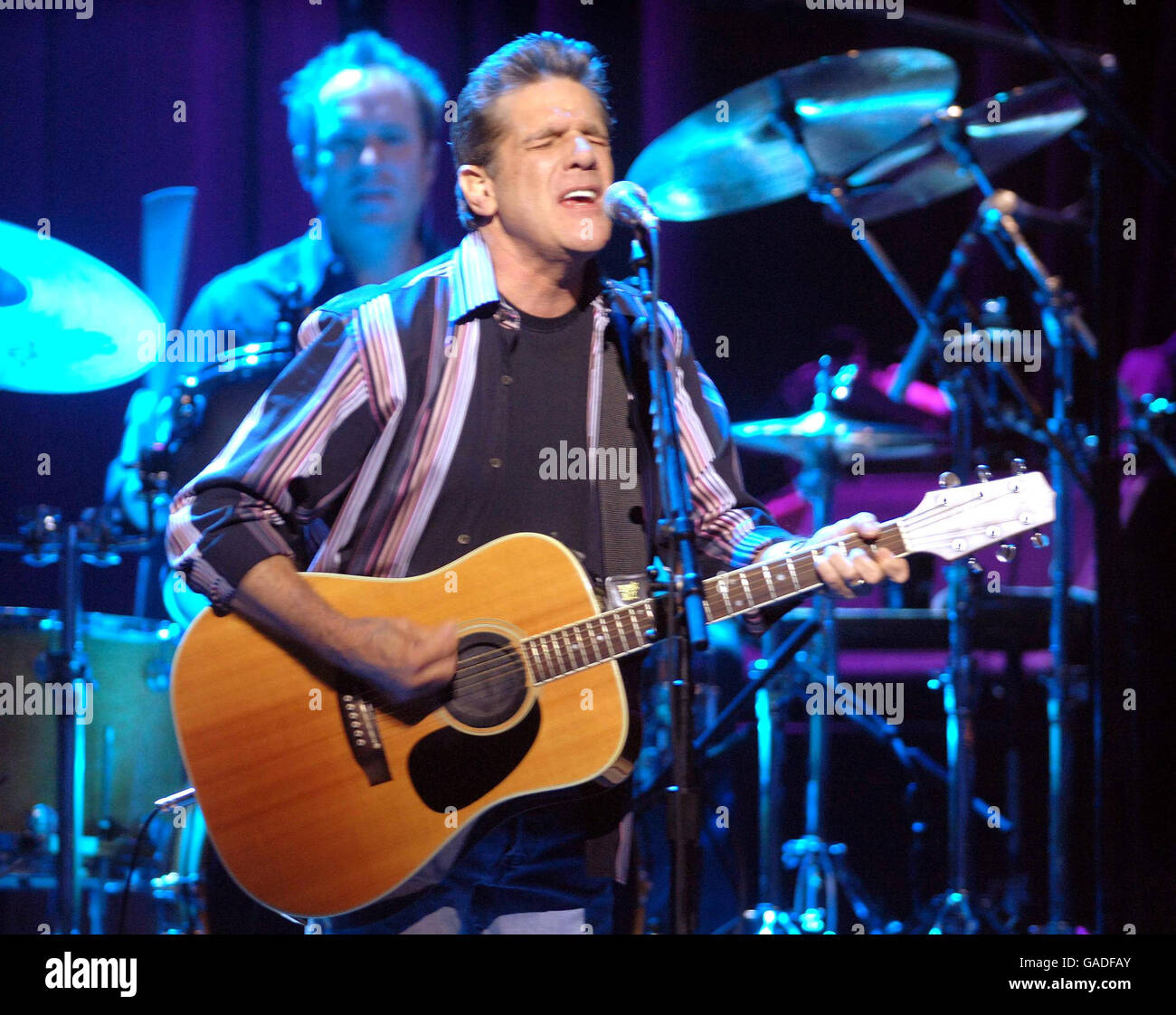 The Eagles perform on stage, during an intimate gig to promote their ...