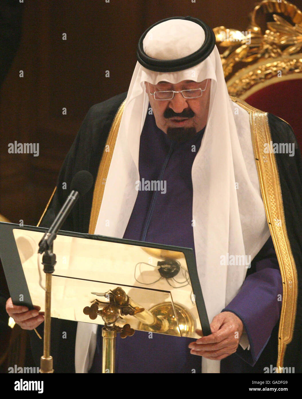 King Abdullah visits Britain - Day Two Stock Photo - Alamy