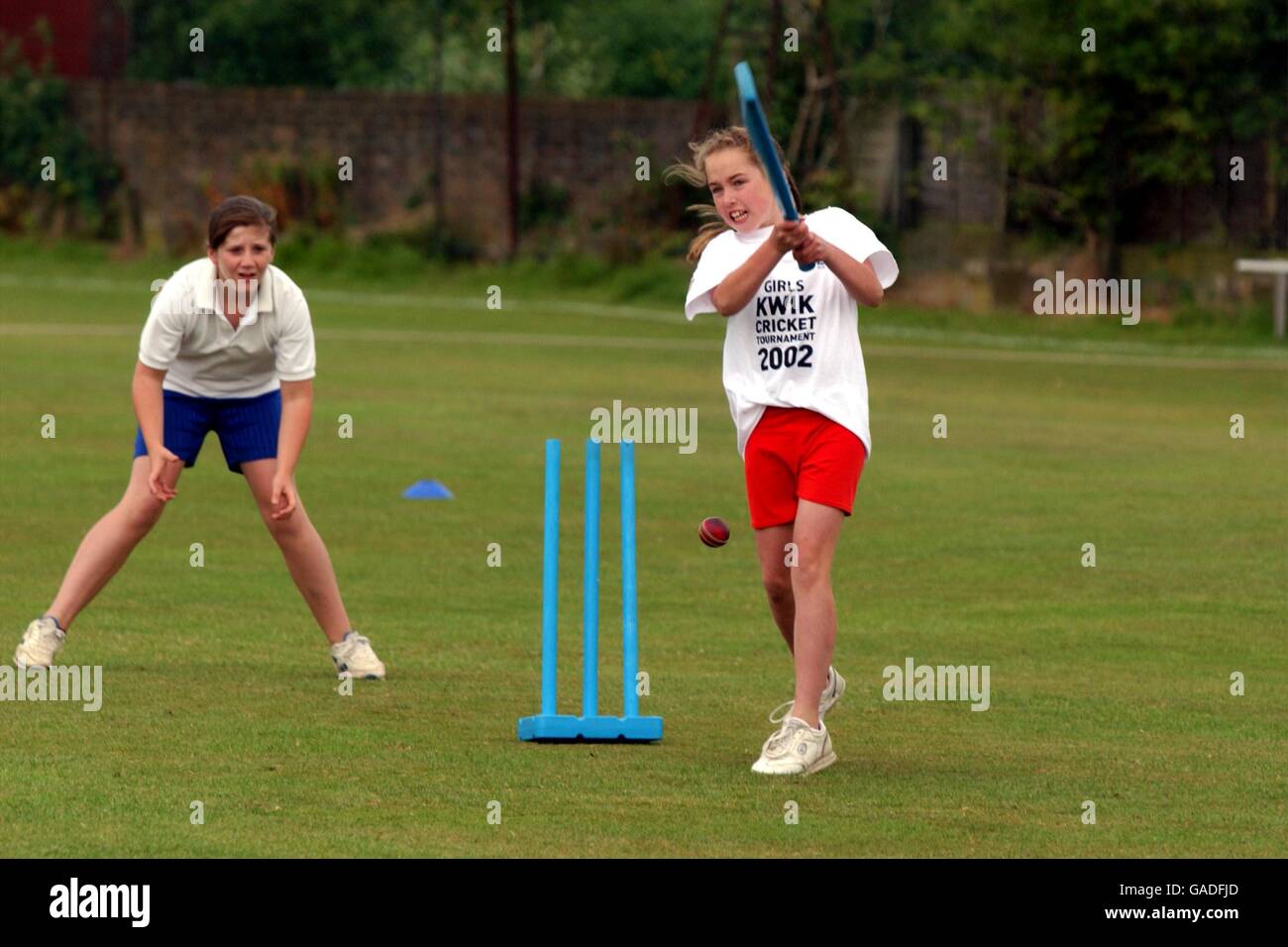 Girls Cricket - Surrey Stock Photo - Alamy