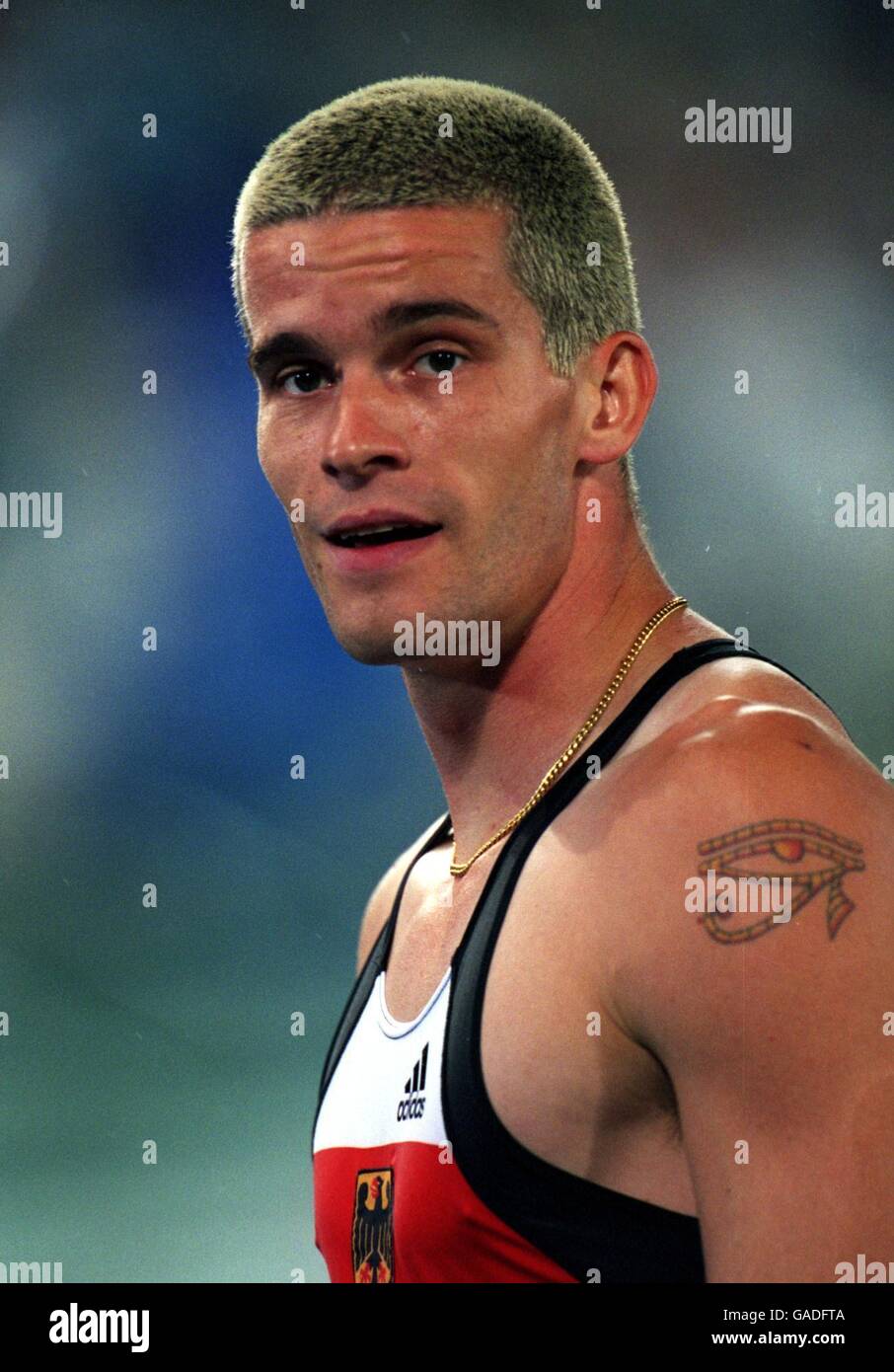 Sydney 2000 Olympics - Athletics. Germany's Falk Balzer during the Men ...