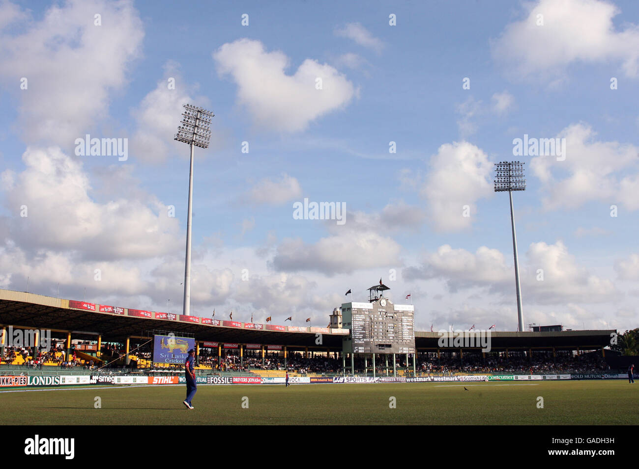 General view of the r premadasa stadium in columbo hi-res stock ...