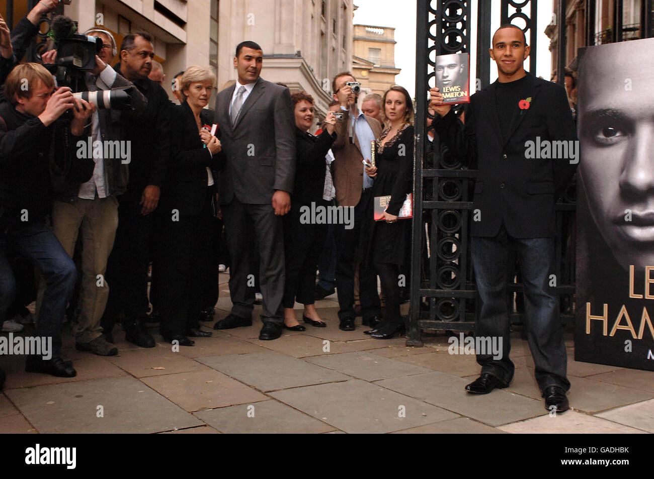 Lewis hamilton attends a photocall to launch his autobiography hi-res ...