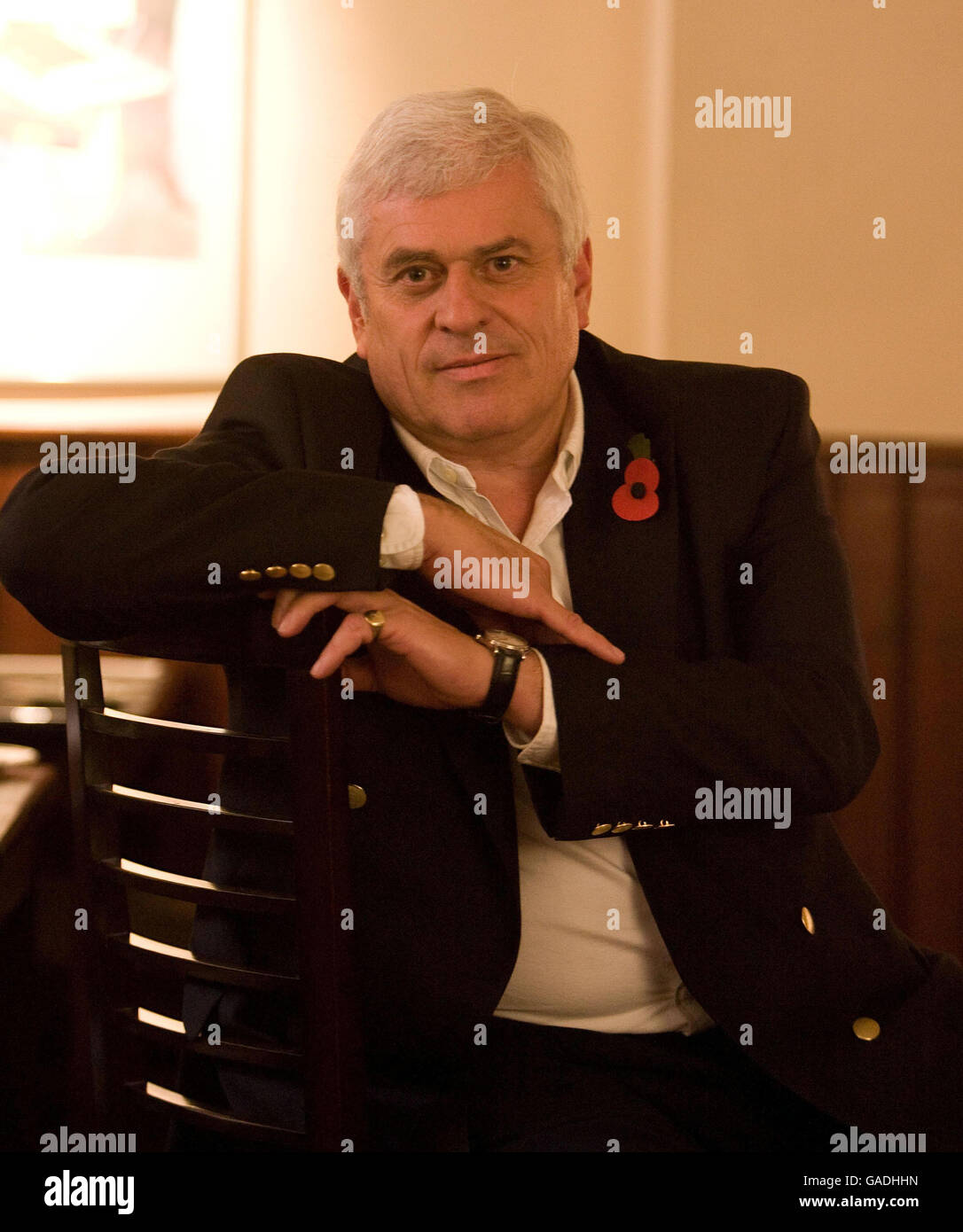 Soccer - Peter Ridsdale - Sous le nez Hotel. Peter Ridsdale poses for a ...