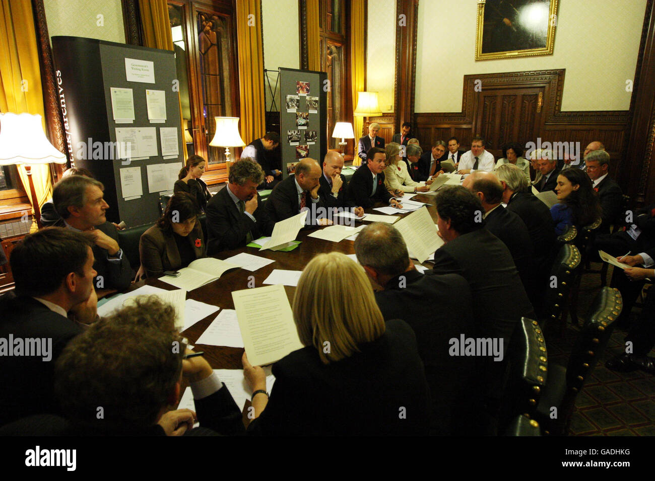 Shadow Cabinet meeting Stock Photo - Alamy