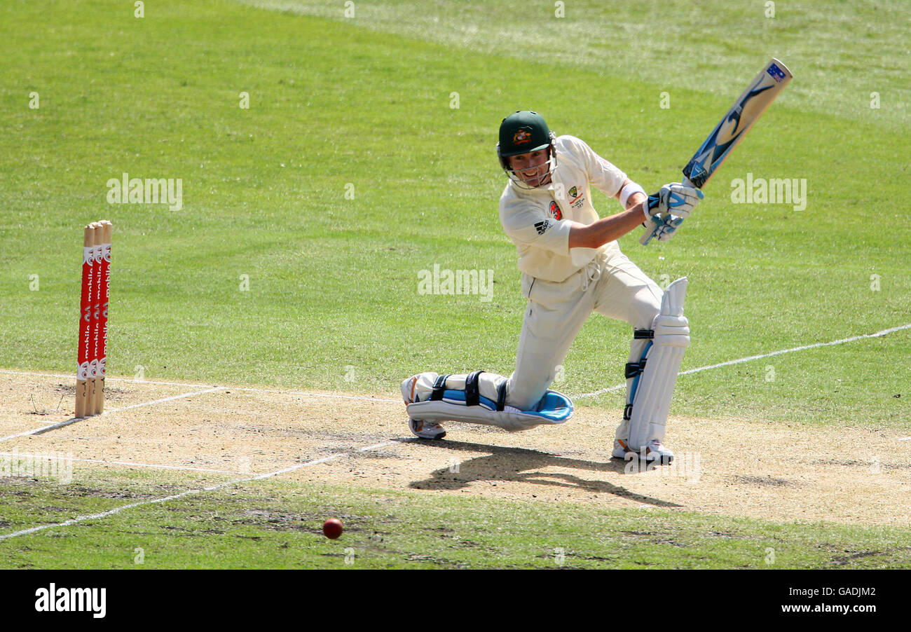 Australia's Michael Clarke in action during day two of the test match ...