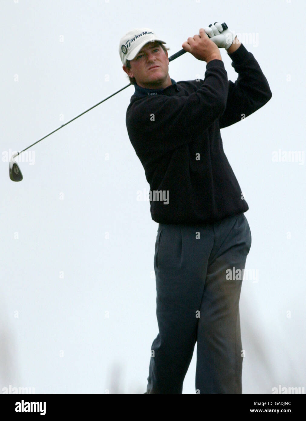 Peter baker tees off at muirfield hi-res stock photography and images ...