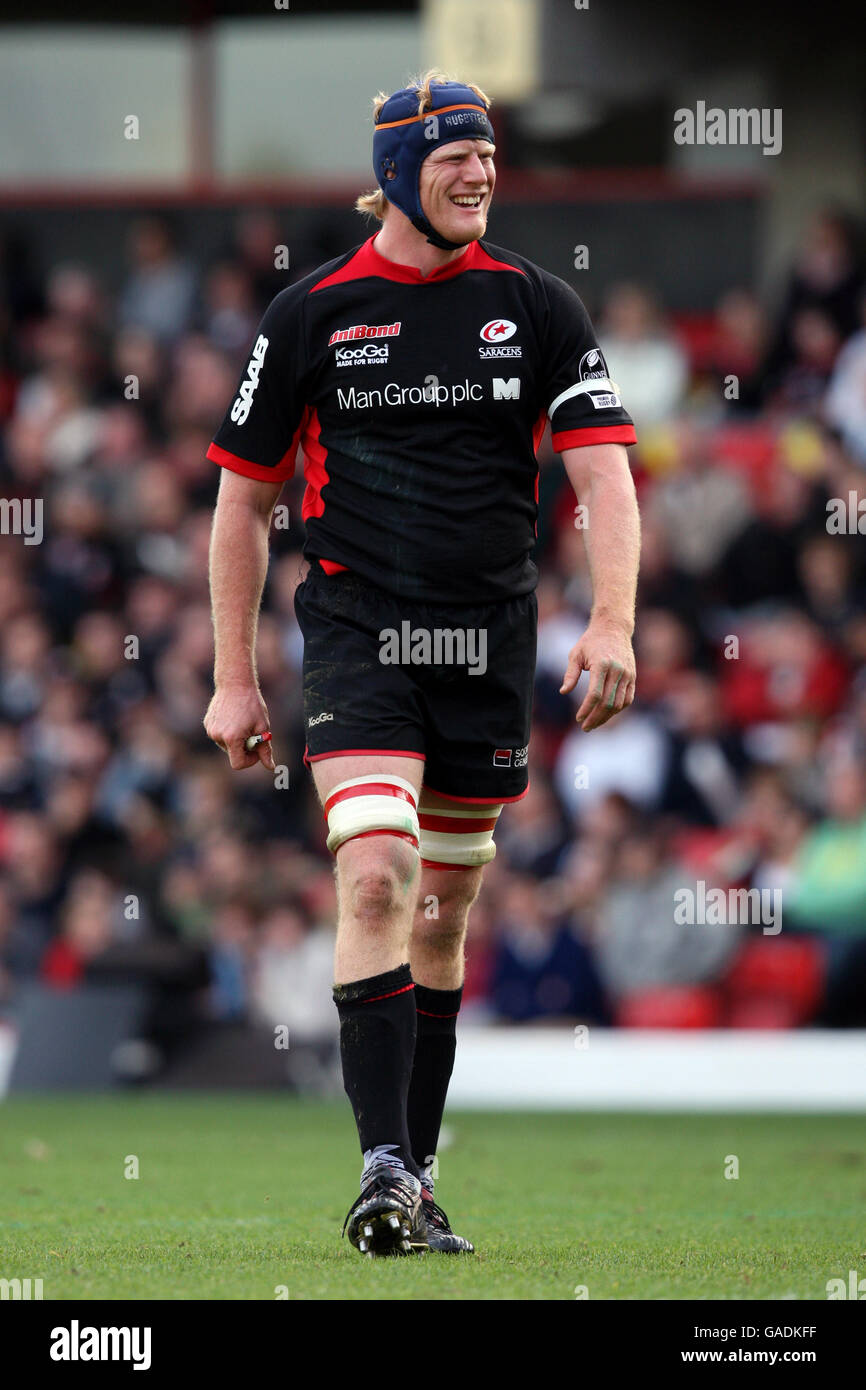 Rugby union edf energy cup saracens bristol vicarage road stadium hi ...