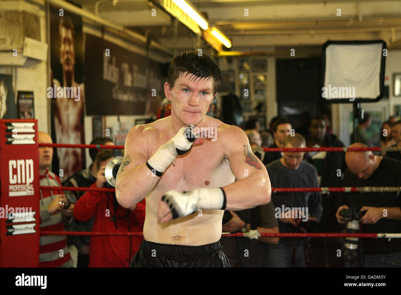 Boxing - Ricky Hatton Open Training Session - Manchester Stock Photo ...