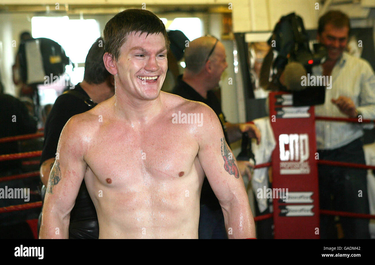 Boxing - Ricky Hatton Open Training Session - Manchester Stock Photo ...