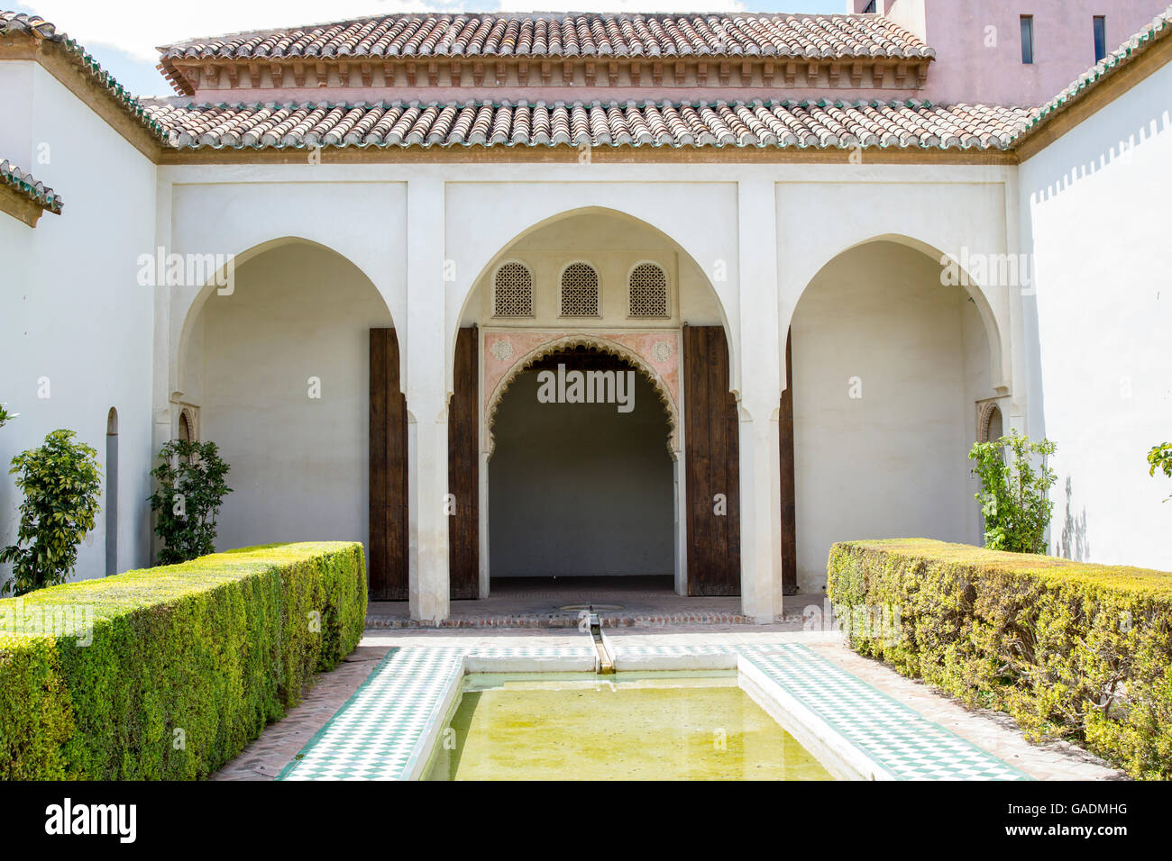 Interior of the alcazaba of malaga hi-res stock photography and images ...