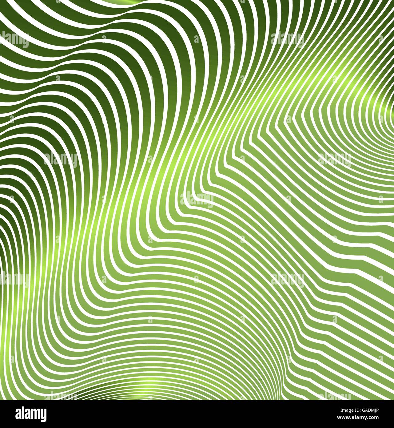 Abstract curved lines in the form of waves. Modern background. Relief ...