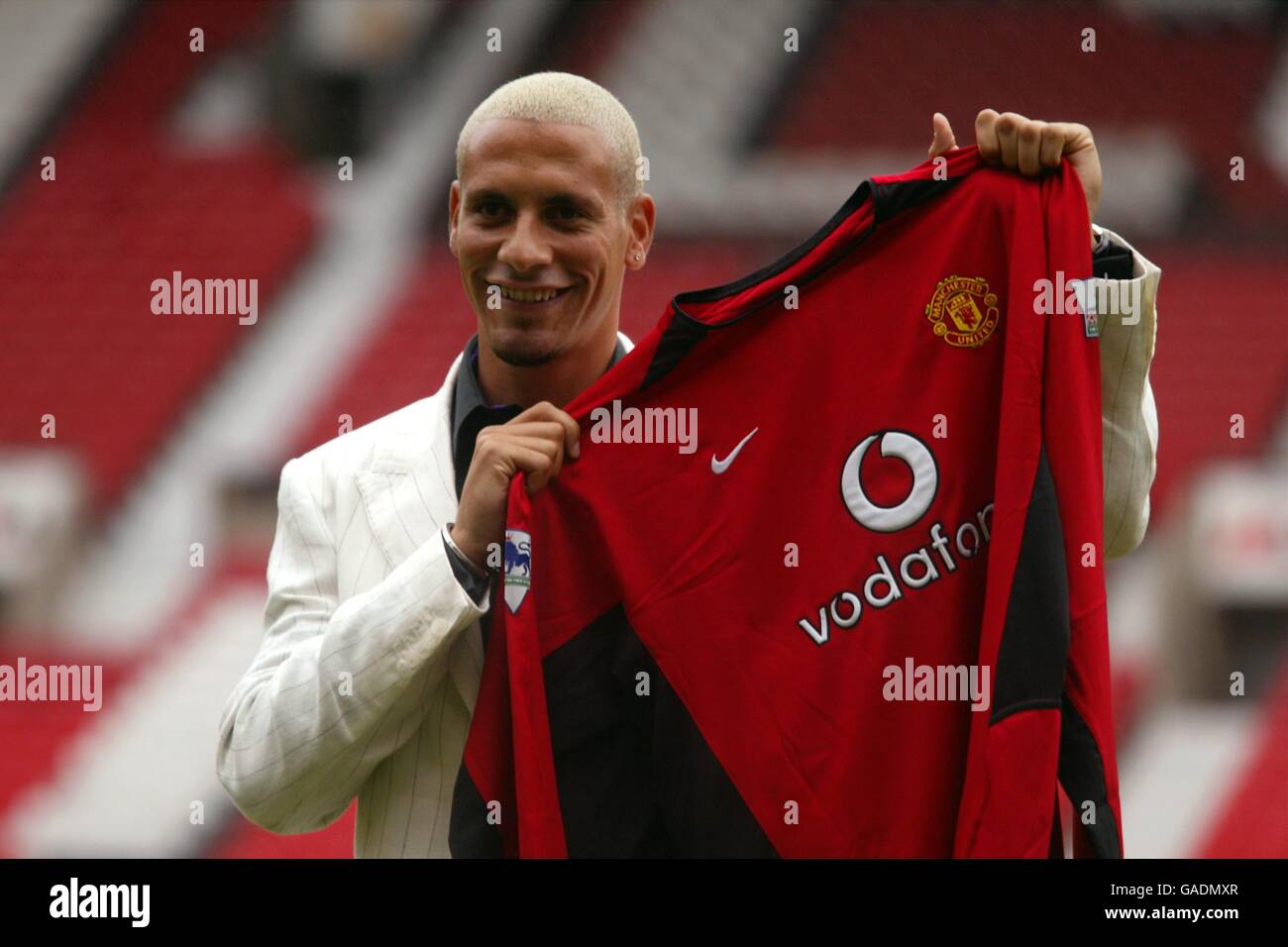 Soccer - Press Conference - Manchester United Stock Photo - Alamy