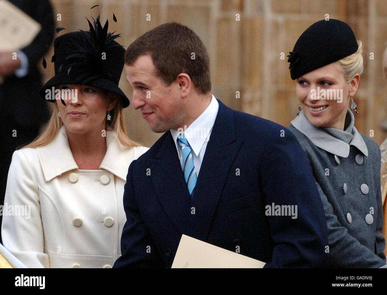 Peter phillips with his sister zara phillips hi-res stock photography ...