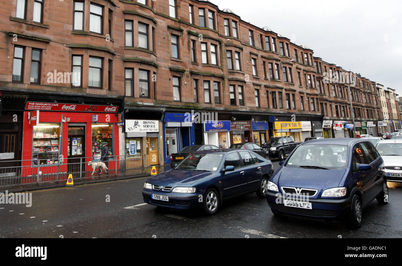 Search goes on at house after body discovery Stock Photo - Alamy