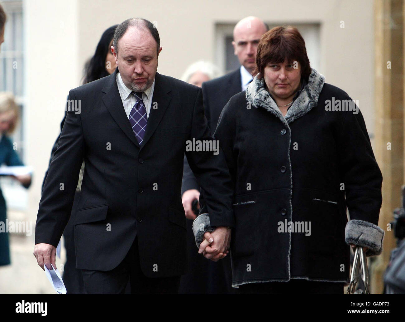 Paul and Sharon Stephens leave Stratford upon Avon Town Hall today ...