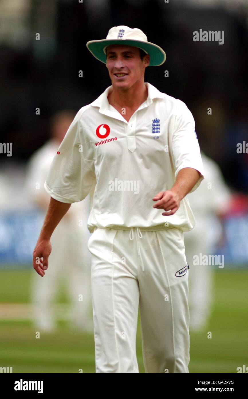 Cricket - England v India - First npower Test - Third Day. Simon Jones ...