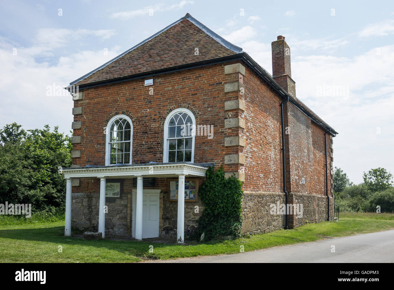 England, Hampshire, Isle of Wight, Newtown, old town hall Stock Photo ...