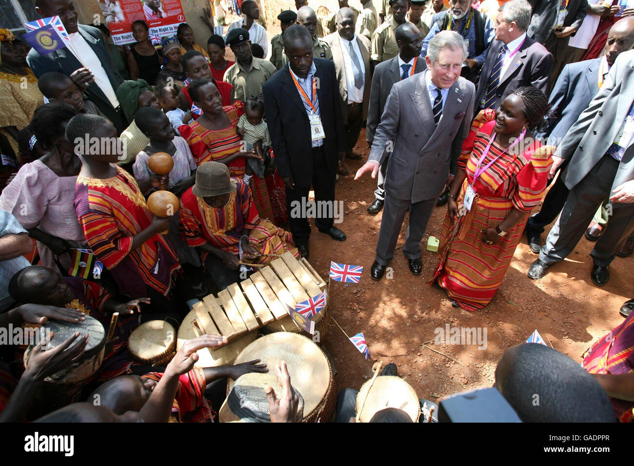 Prince charles in kampala hi-res stock photography and images - Alamy