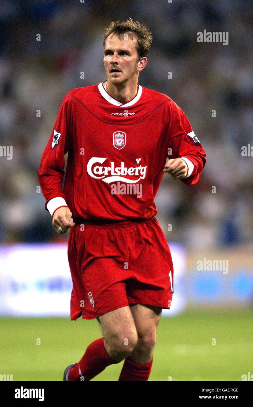 Liverpool's Dietmar Hamann in action against Real Madrid Stock Photo - Alamy