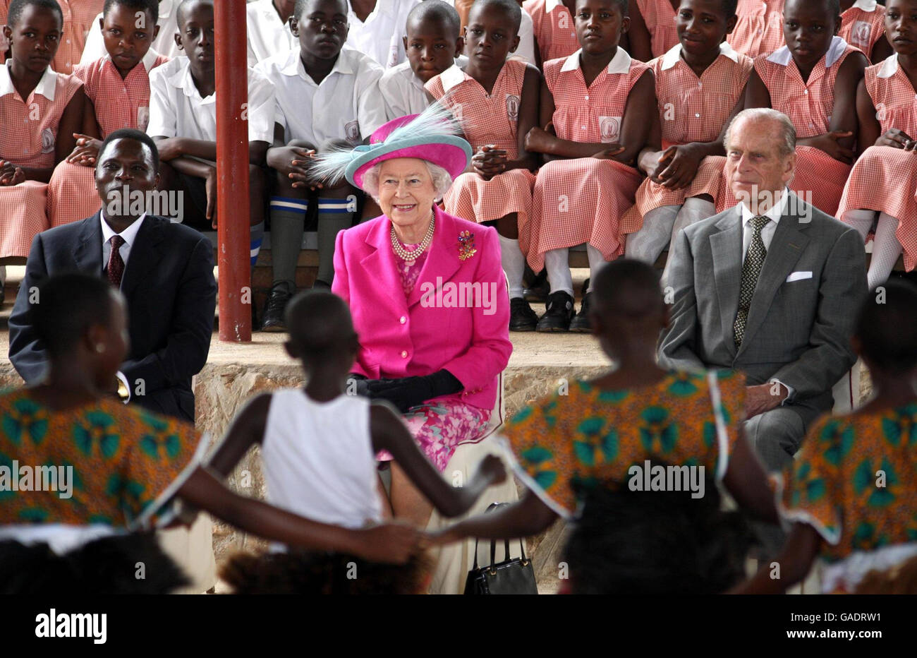 Royalty - Queen Elizabeth II Visit to Uganda Stock Photo - Alamy