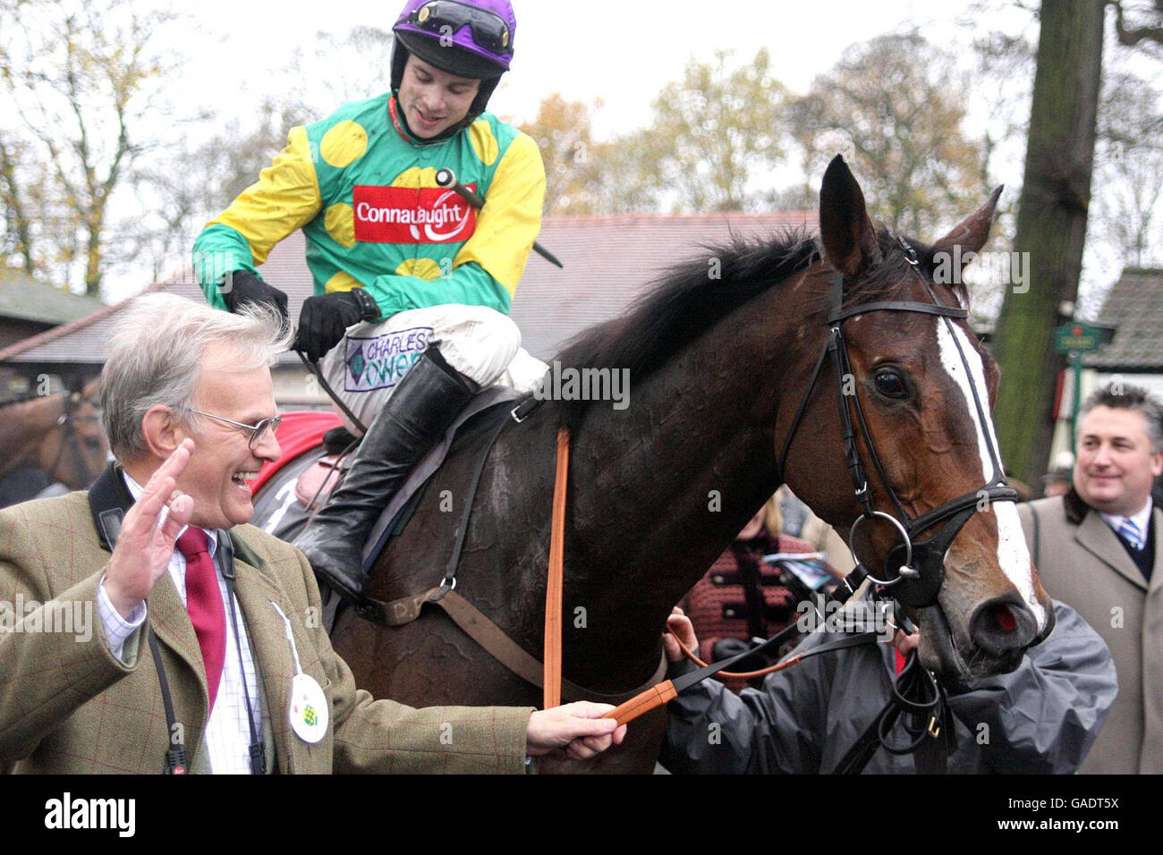 Horse Racing - Haydock Park Racecourse. Kauto Star and jockey Sam ...