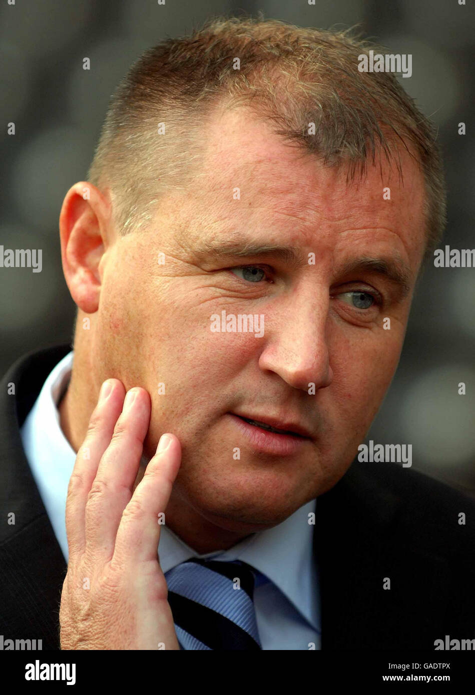 Derby county new manager paul jewell press conference pride park hi-res ...
