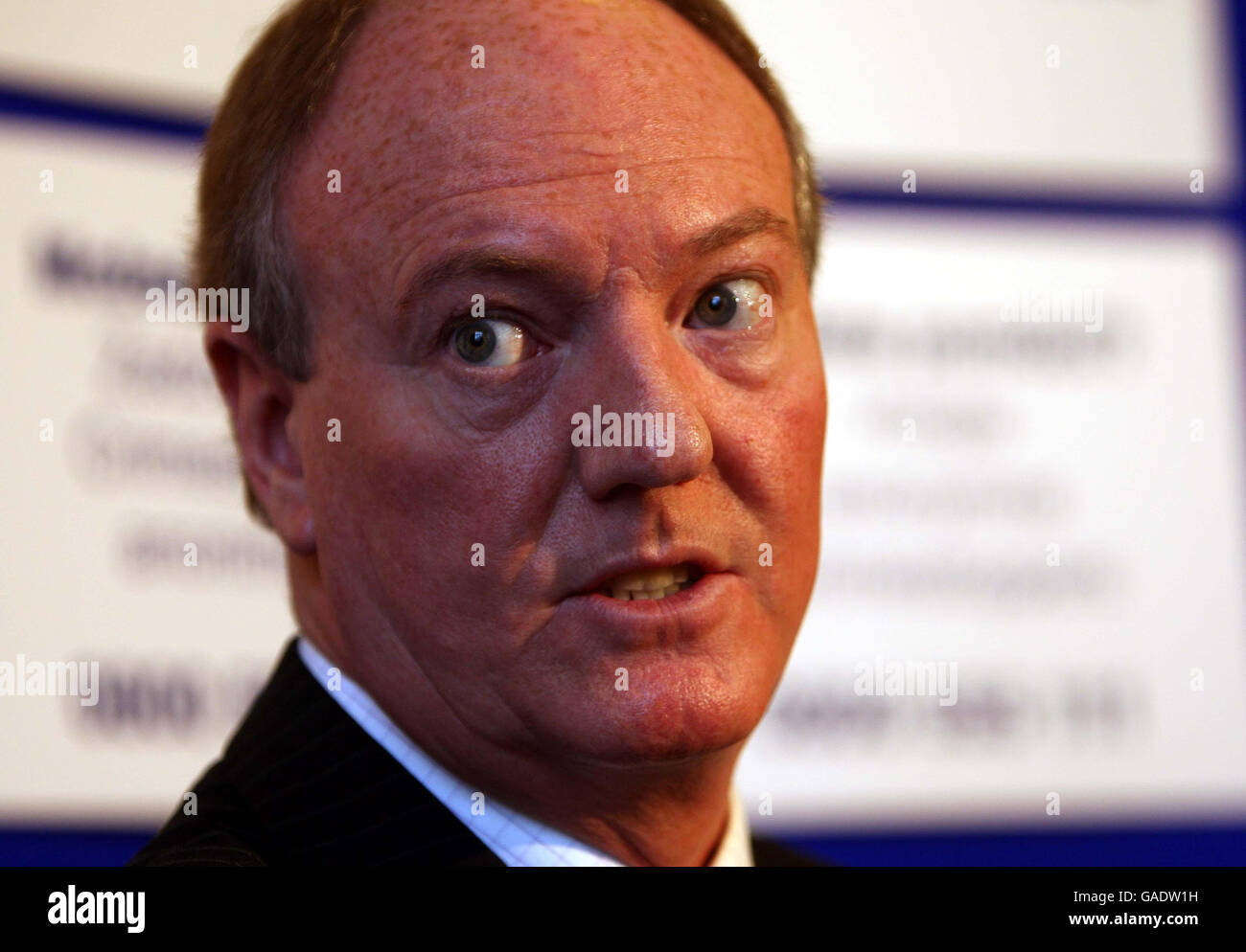 Detective Superintendent Ken Lawrence speaks during a press conference ...