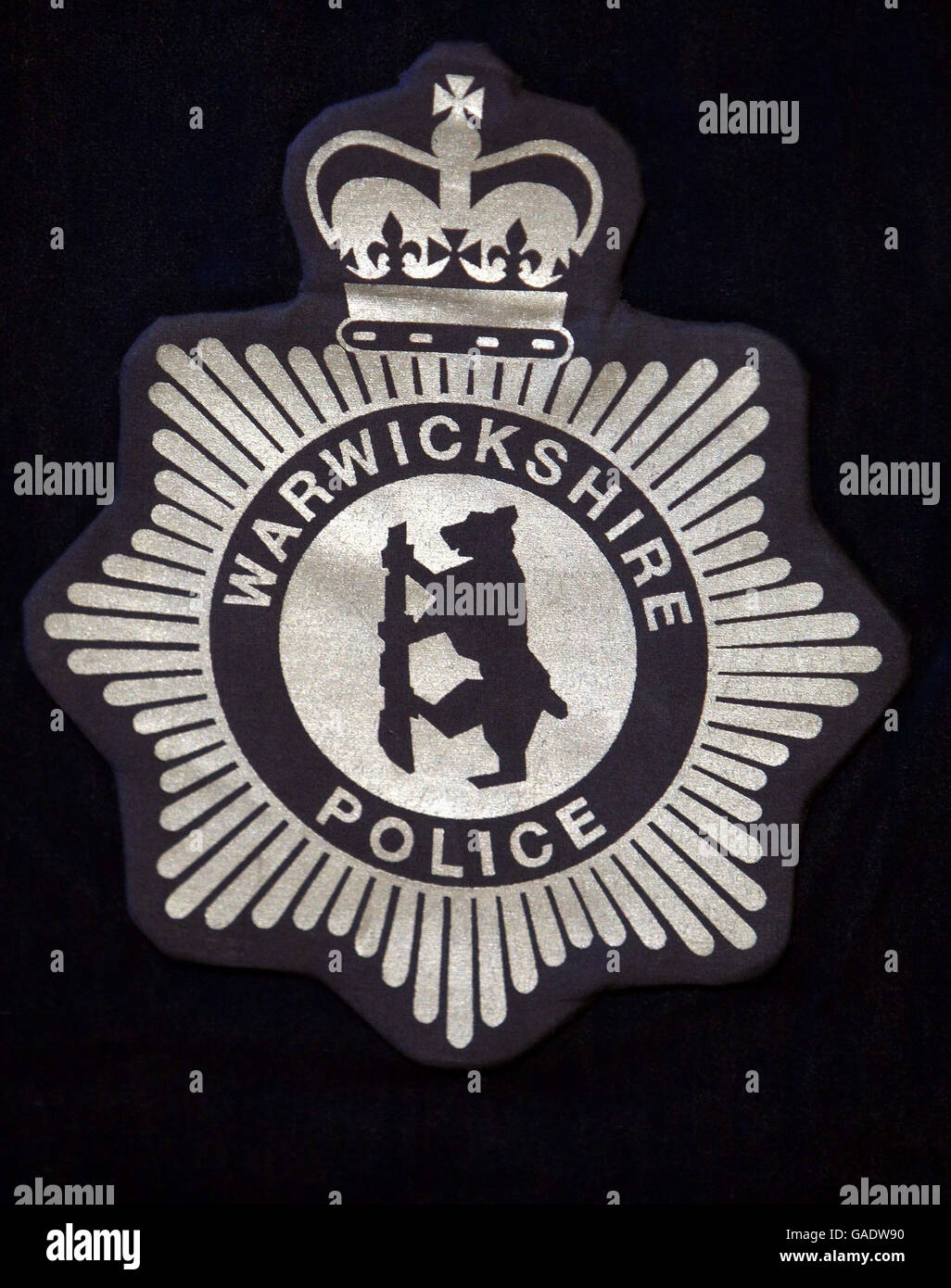 Constabulary logo sign general view gv warwickshire police england ...