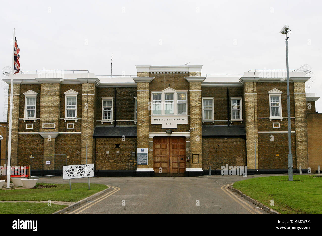 General view of the entrance to hmp rochester in rochester hi-res stock ...